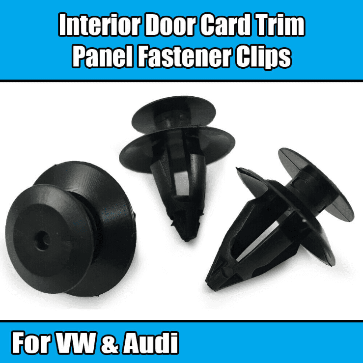 50x Clips for VW Interior Trim Door Card Mouldings Panels Boot Lining