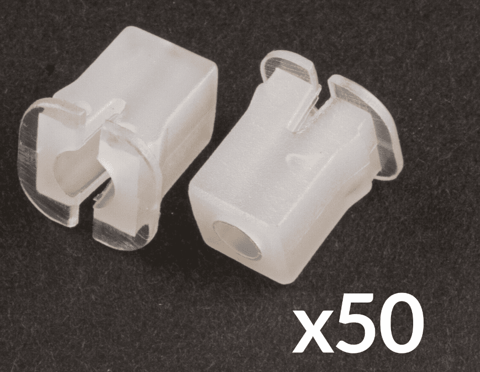 50x Grommet Insert Expanding Nut Clips for Vauxhall Vectra Headlight