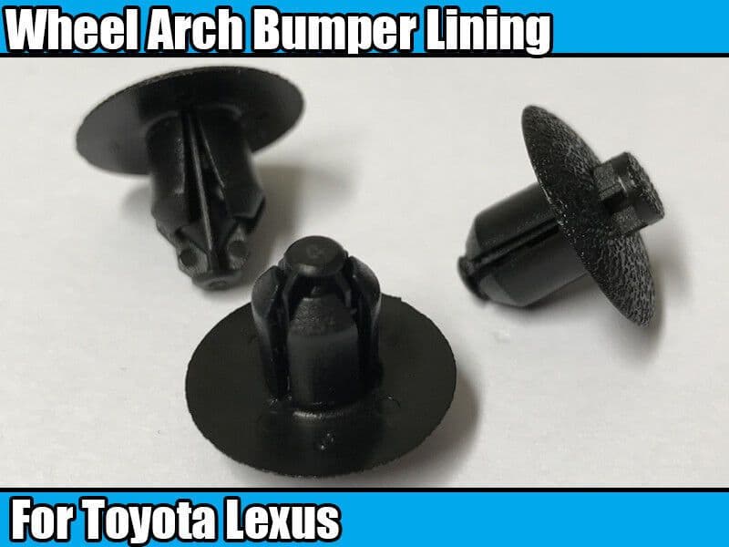 50x Wing Wheel Arch Splashguard Bumper Trim Clips for Lexus Toyota