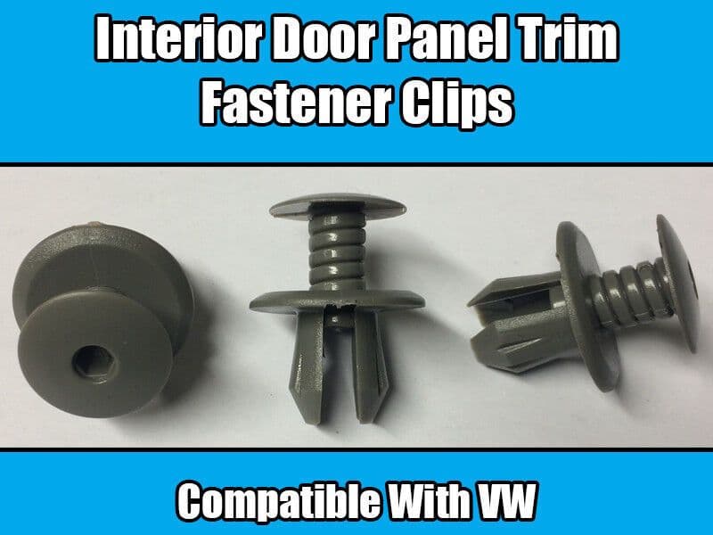 50x Light Grey Clips for VW Transporter T4 T5 Interior Trim Door Panel