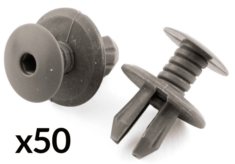 50x Light Grey Clips for VW Transporter T4 T5 Interior Trim Door Panel