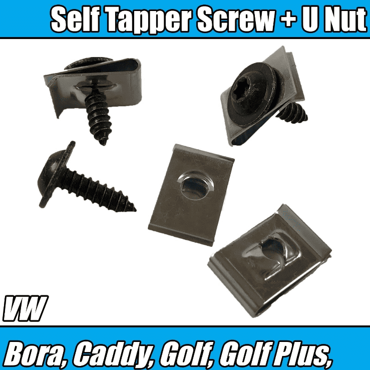 50x Metal Torx Screw Spire Clips for VW Wheel Arch Cover Undertray