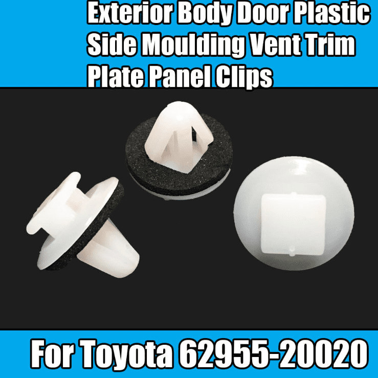 50x Plastic Trim Clips for Toyota Body Door Moulding Vent Plate Panel