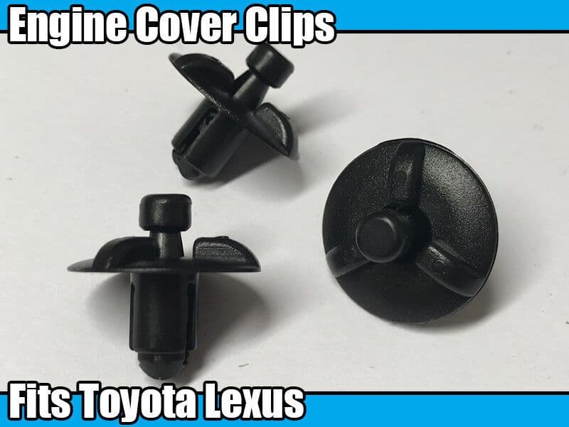 50 Plastic Trim Clips for Toyota Lexus Engine Cover Motor Shield Panel