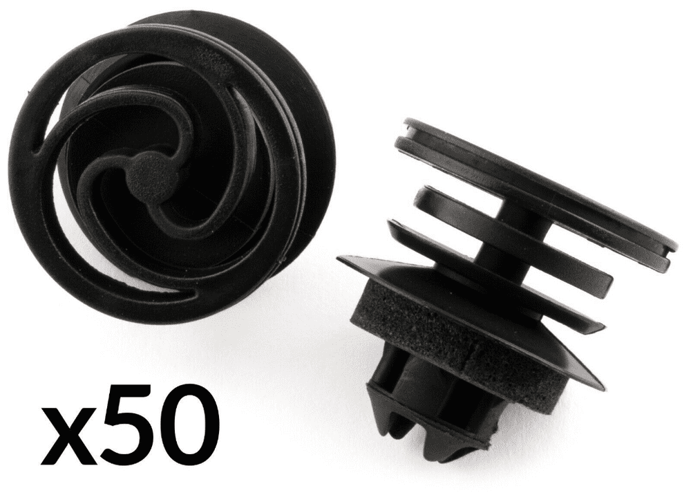 50 Plastic Trim Clips for VW Bora Golf Mk4 Passat Polo Door Card Panel