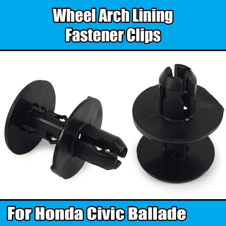 50 Rivet Clips for Honda Civic Ballade Wheel Arch Lining 91501-Tr0-003