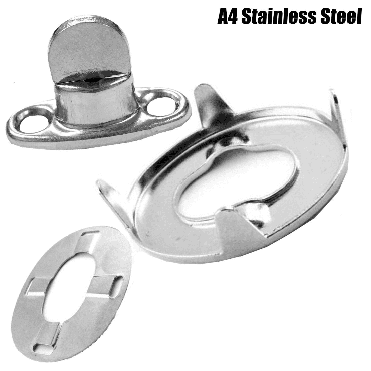 5x 8mm Turnbutton Eyelet Boat Canopy Cover Kit Marine Grade A4 ...