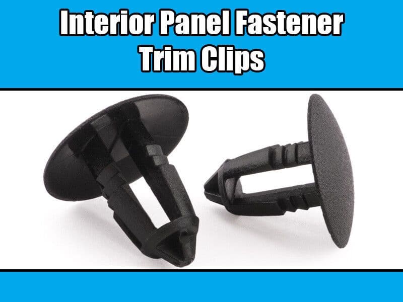 5x Black Plastic Trim Clips for Ford Escort Orion Fiesta BMW Panel