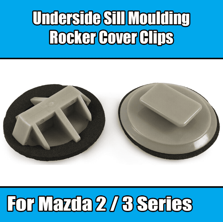 5x Clips for Mazda 2 3 Series Underside Sill Moulding Rocker Panel