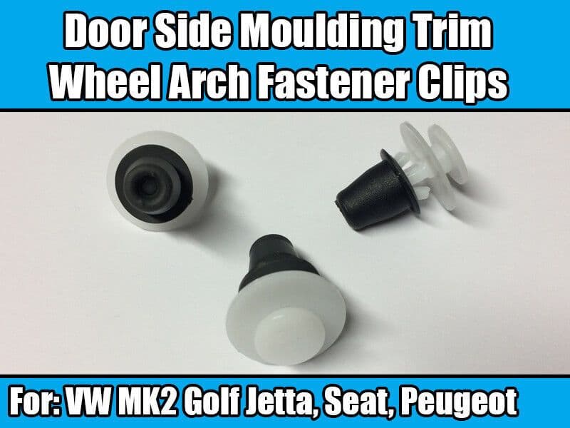 5x Clips for VW Golf Jetta SEAT Peugeot Door Side Moulding Wheel Arch