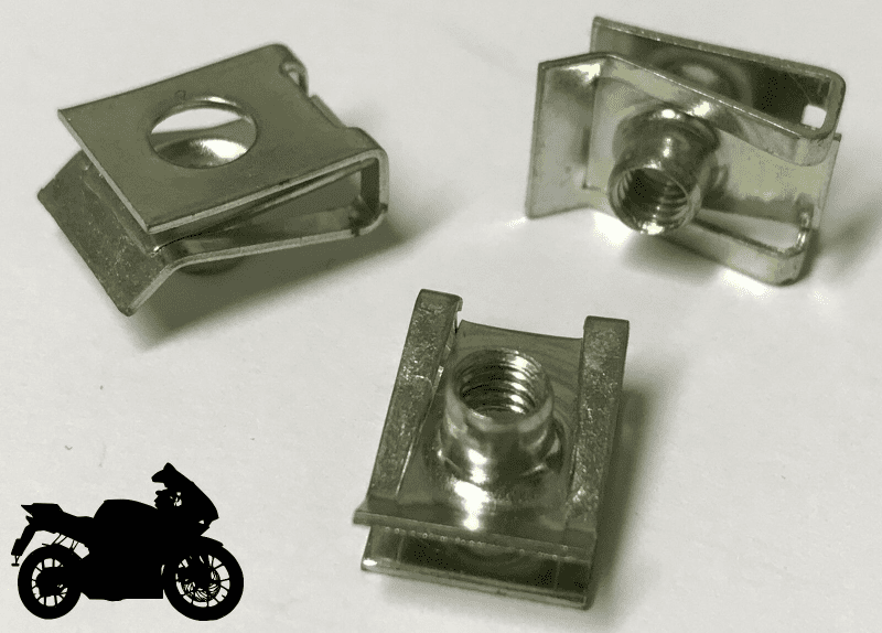 5x M4 Fairing Clips Speed Clips for Motorcycle Bike Bodywork Panel