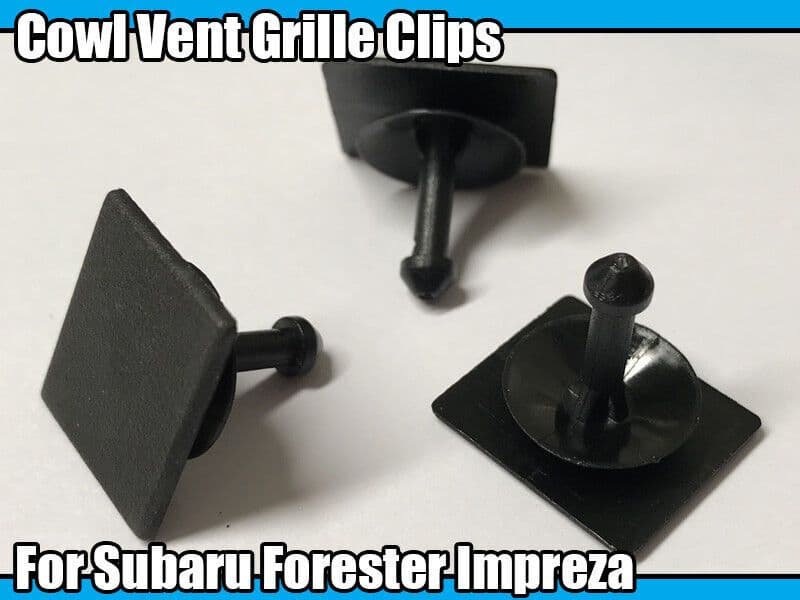 5x Grill Grille Cowl Panel Vent Cap Trim Clips for Subaru Impreza forester