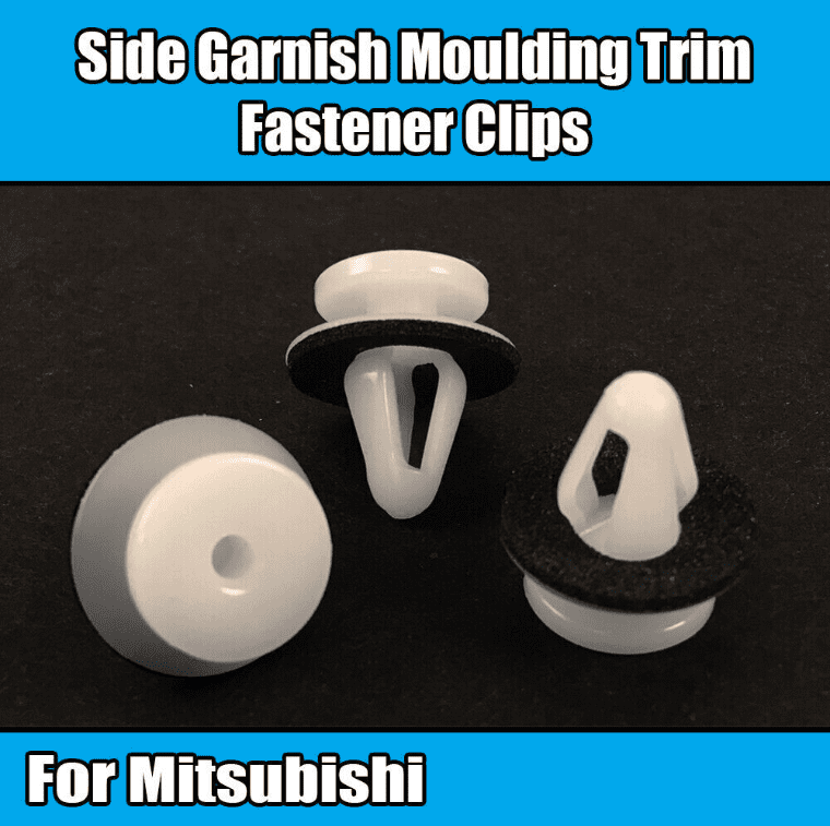 5x Plastic Clips for Mitsubishi Mb696120 Side Moulding Trim Fastener
