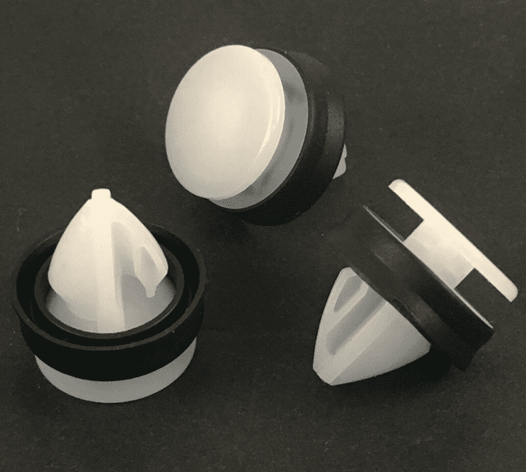 5x Plastic Trim Clips for Ford Transit 2014+ Front Door Moulding