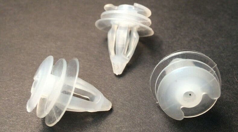 5 White Plastic Clips for BMW E34 E36 E39 E39 E46 Door Card Panel Trim
