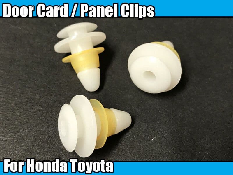 5 Trim Clips for Toyota Camry Honda Crv Civic Interior Panel/Door Card