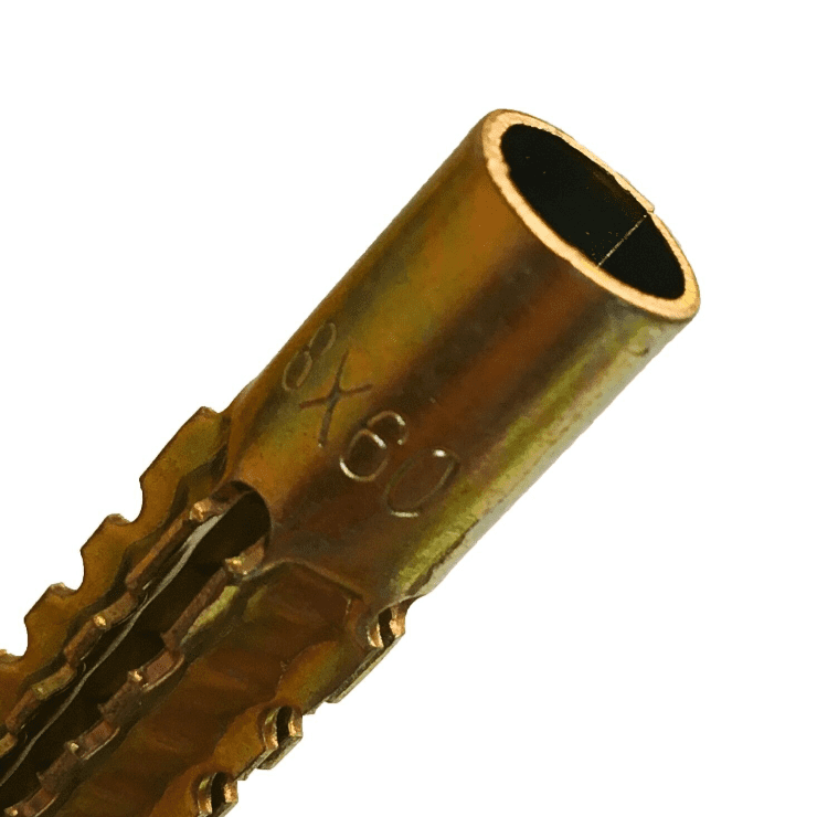 8X60mm Timco Metal Expansion Raw Plugs Concrete Fire Escape Box of 50