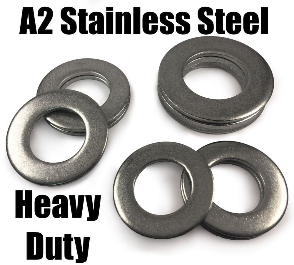 A2 Stainless Steel form A Large Heavy Duty Washers for Bolts M27 M30 M33 M36 M39
