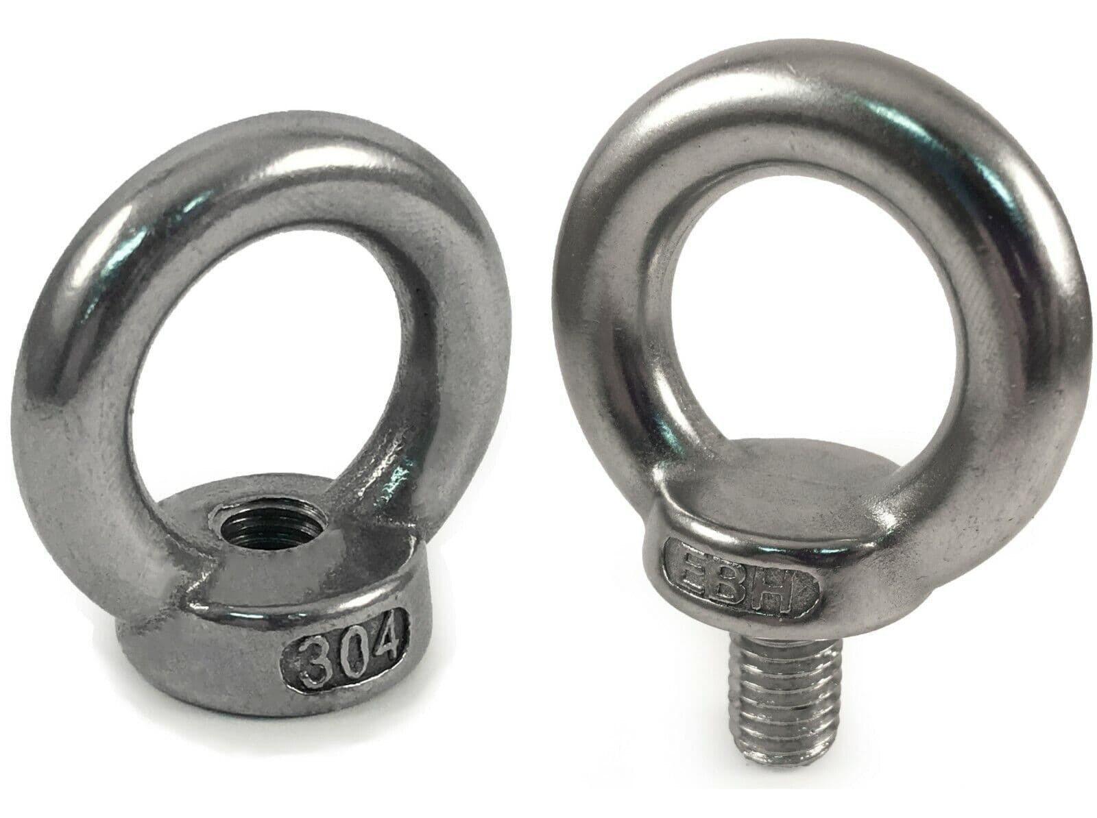 A2 Stainless Steel Lifting Eye Nuts/Bolts M6 M8 M10 M12 M16 M20 M24