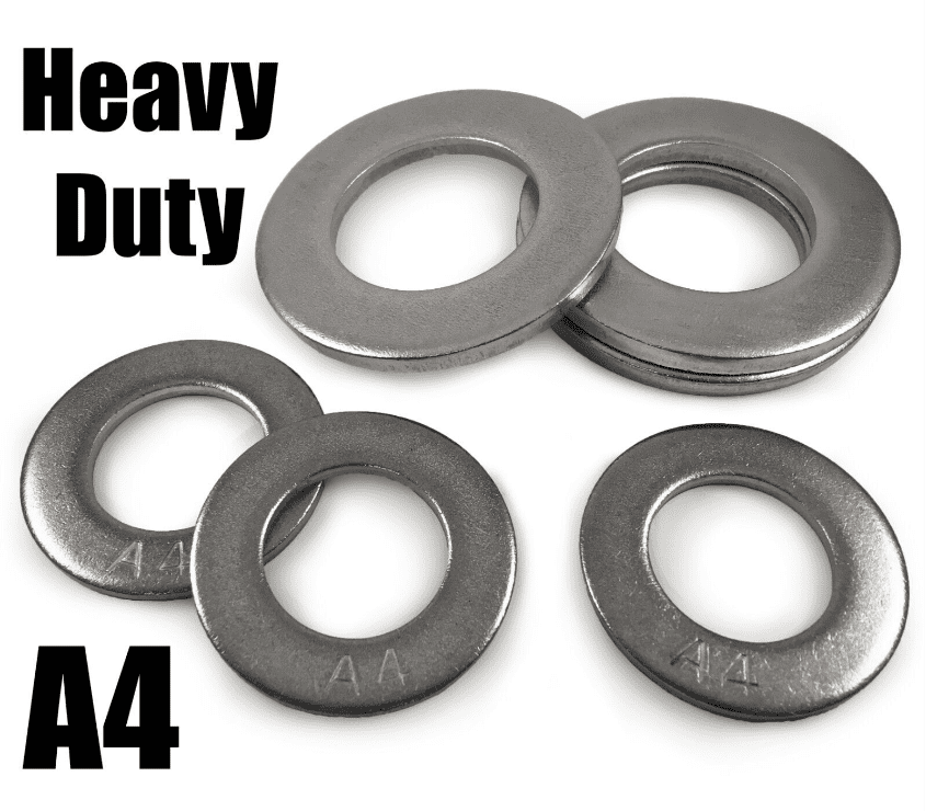 A4 Stainless Steel Large Heavy Duty Washers M36 M39 M42 M46 M48