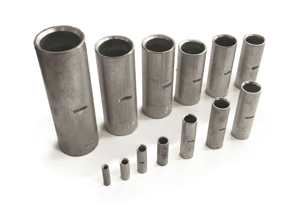 Copper Tube Butt Connector Straight Joiner Terminal Battery Joint 1 ...