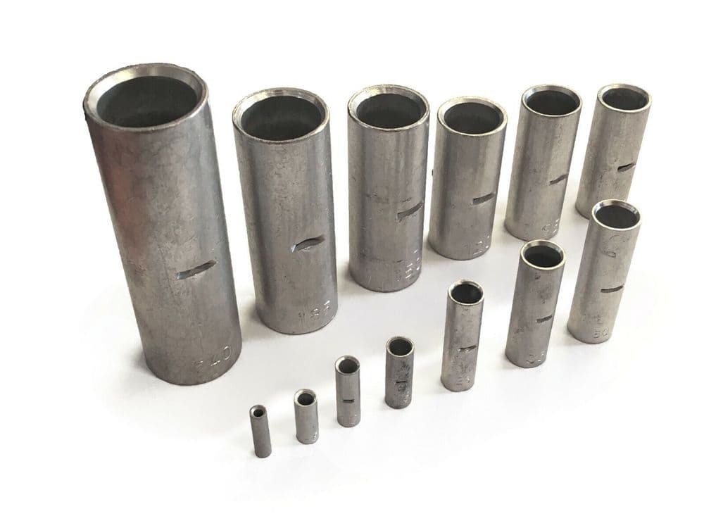 Copper Tube Butt Connector Straight Joiner Terminal Battery Joint 1 5mm ...