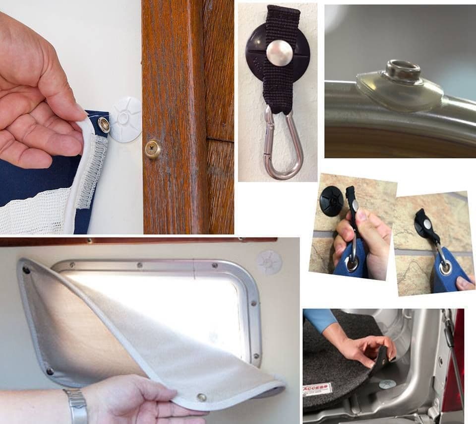 Dot Ykk Snad Self Adhesive Fastener Caravan Boat Canopy Cover Kit Snap ...