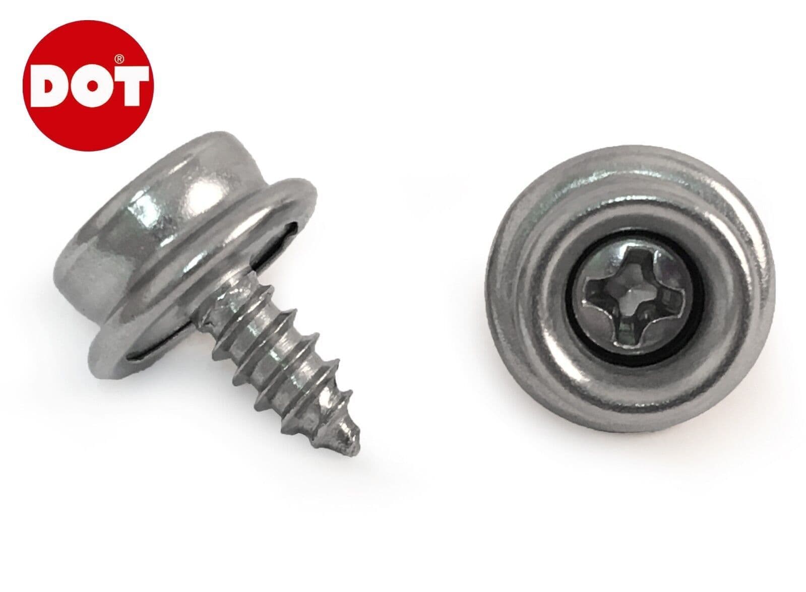 Dot Stainless Steel Short Thread 3/8" Screw Stud Snap Cover Fastener