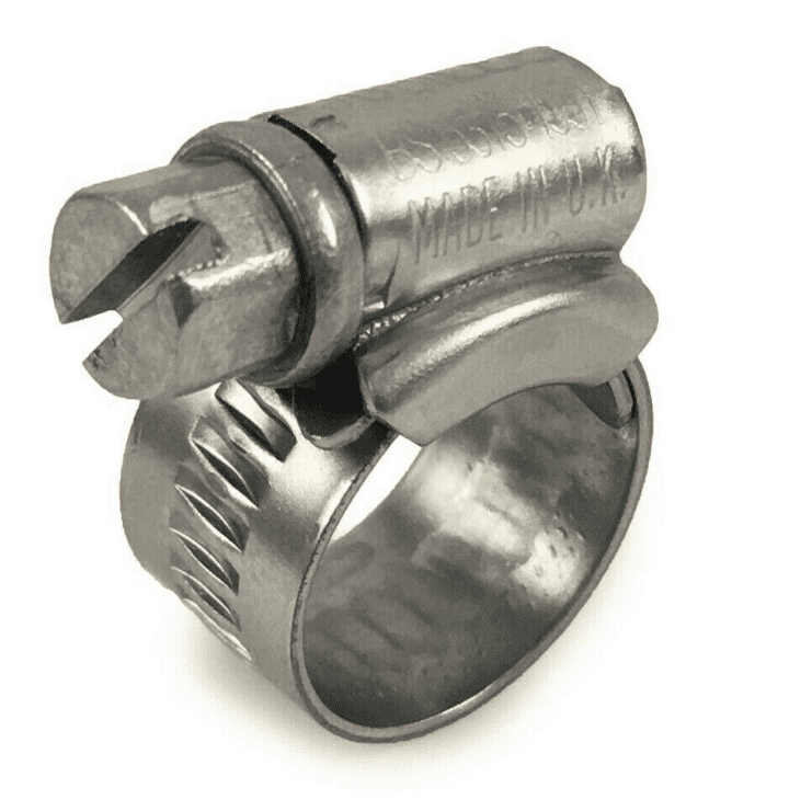 Jubilee A2 Stainless Steel Clips Hose Clamp Worm Drive 9.5mm-12mm 000