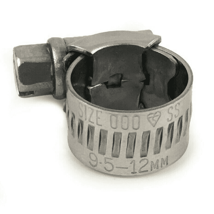 Jubilee A2 Stainless Steel Clips Hose Clamp Worm Drive 9.5mm-12mm 000