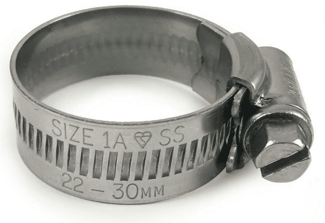 Jubilee Stainless Steel Clips Hose Pipe Clamp Worm Drive 22mm-30mm 1A