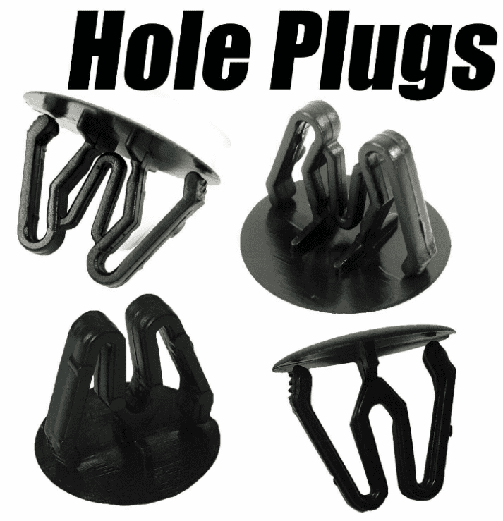 Hole Plugs Blanking Grommet Covers Snap In Trim Clips Car Boat Bike