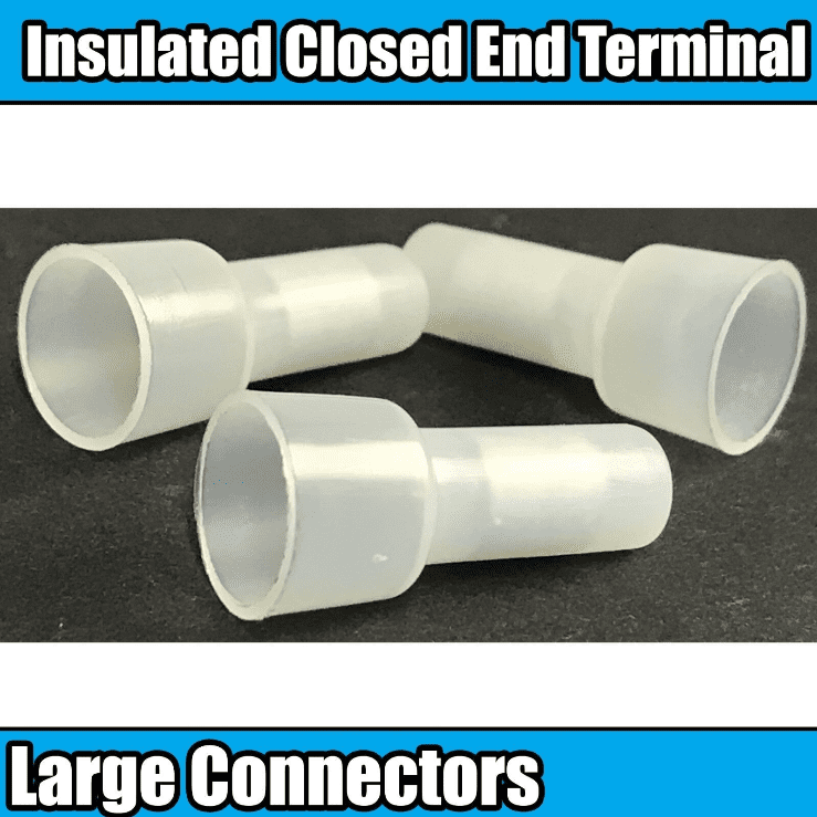 Insulated Closed End Large Connectors Connector Terminals Wire Crimp
