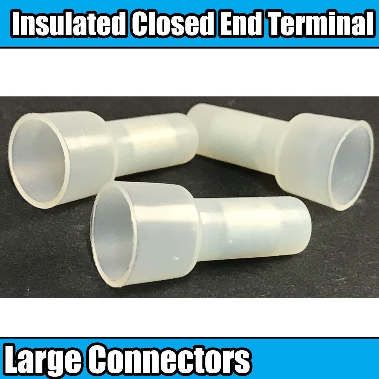 Insulated Closed End Large Connectors Connector Terminals Wire Crimp ...