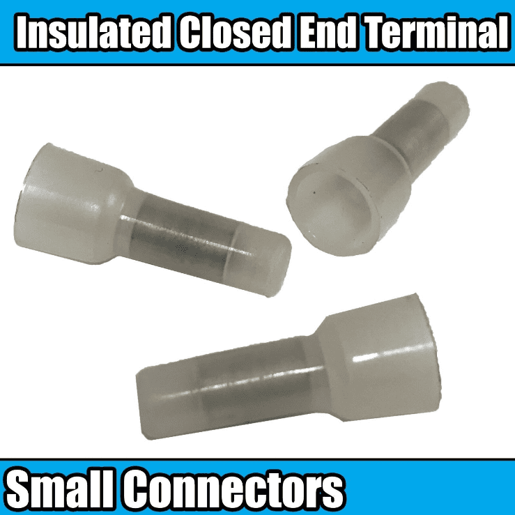 Insulated Closed End Small Connectors Connector Terminals Wire Crimp