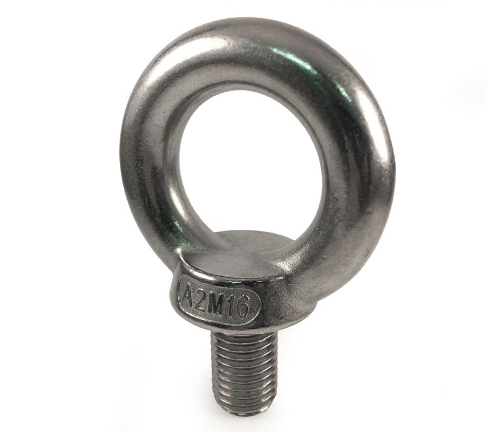 M16 A2 304 Stainless Steel M16 Lifting Eye Male Bolts Din 580 Type ...