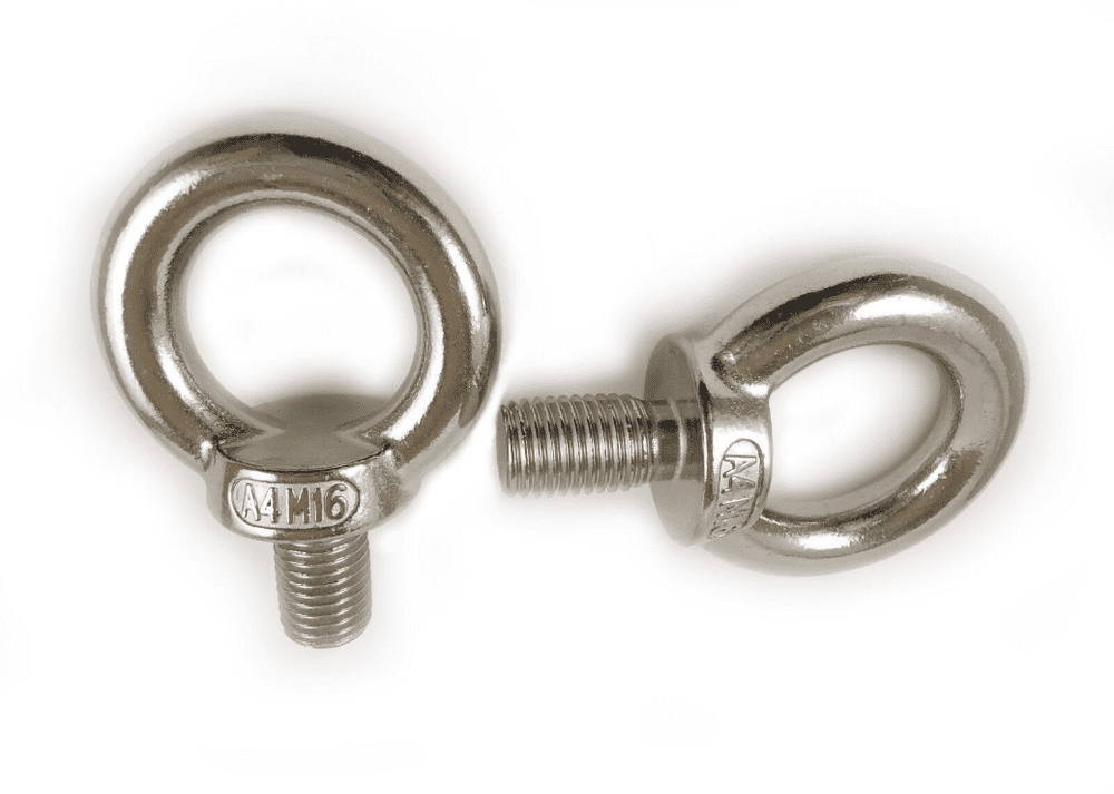 M16 A4 316 Marine Grade Stainless Steel M16 Lifting Eye Bolts Din 580