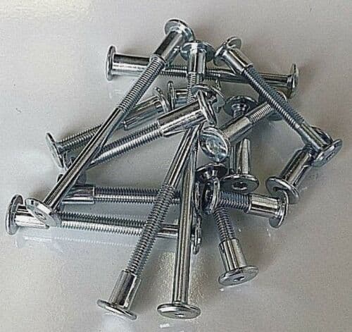 M6 Joint Fixing Furniture Connector Bolts & End Cap Nuts 12mm-110mm