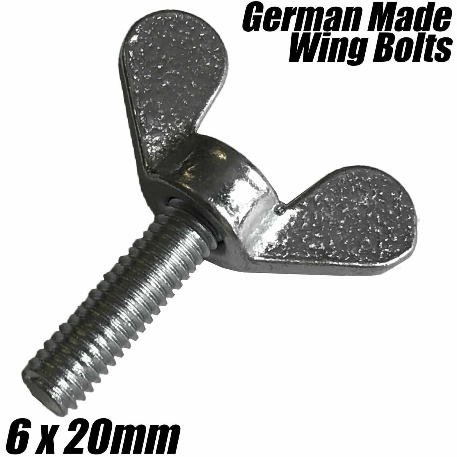 M6 M8 German-Made Wing Bolts Butterfly Screws Din 316