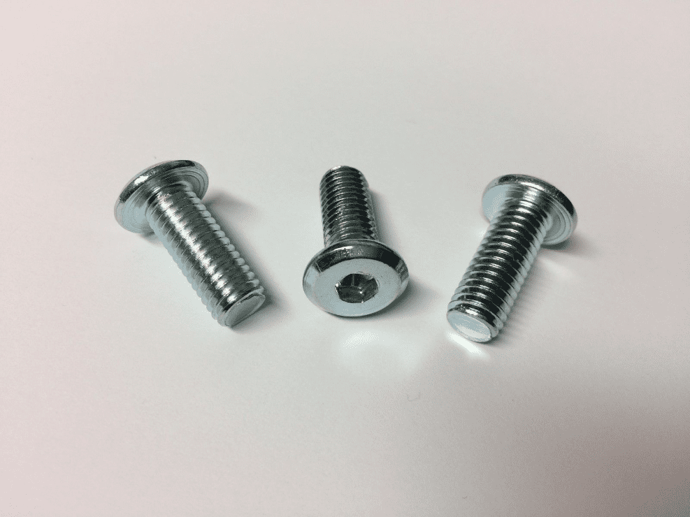 M8X20mm Furniture Connector Bolts Allen Key Flat Head