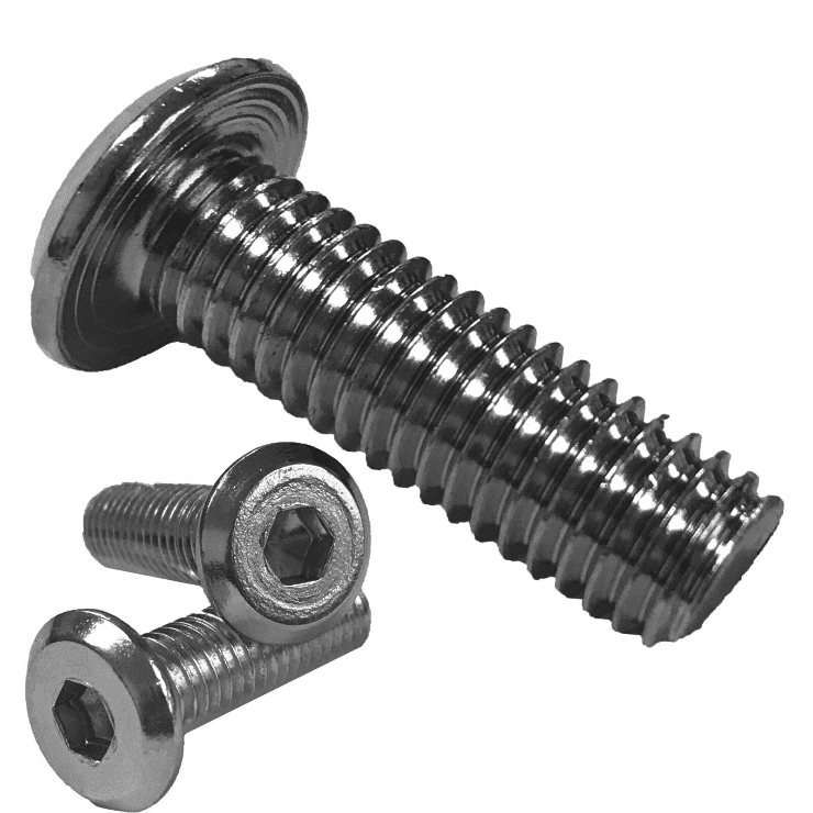 M8X25mm Furniture Connector Bolts Allen Key Flat Head Joint Fixing