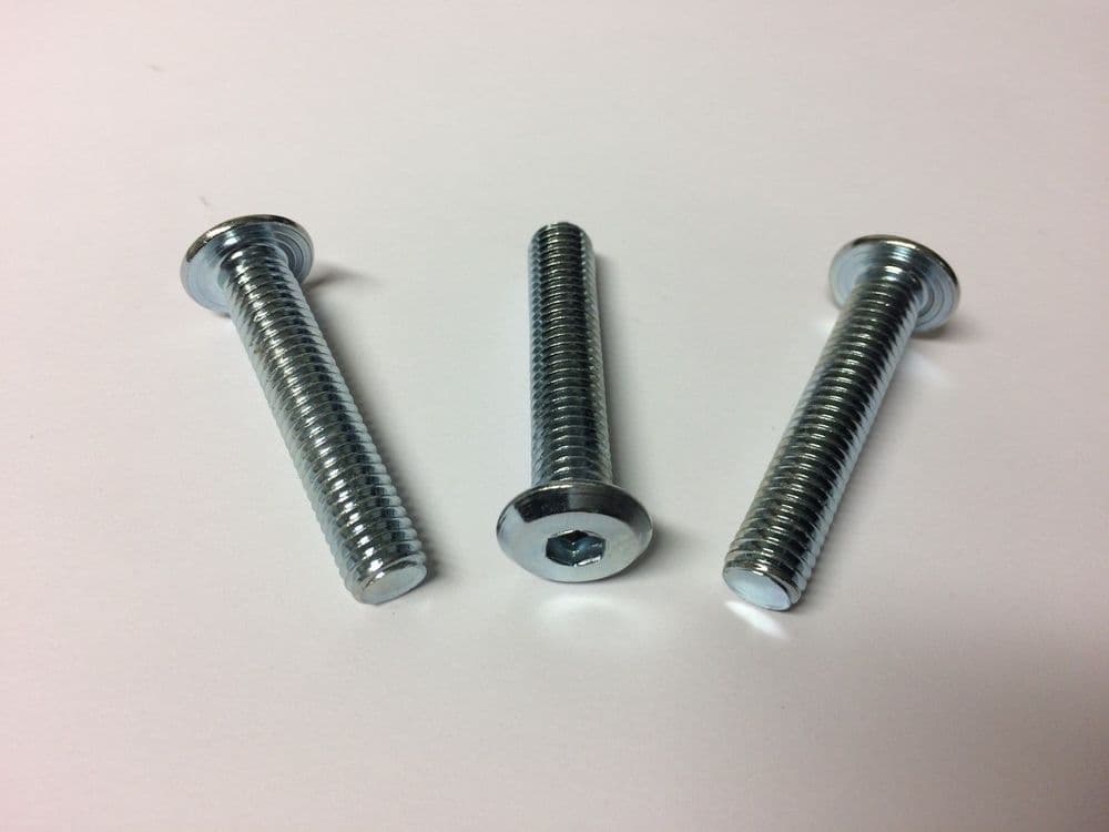 M8X40mm Furniture Connector Bolts Allen Key Flat Head