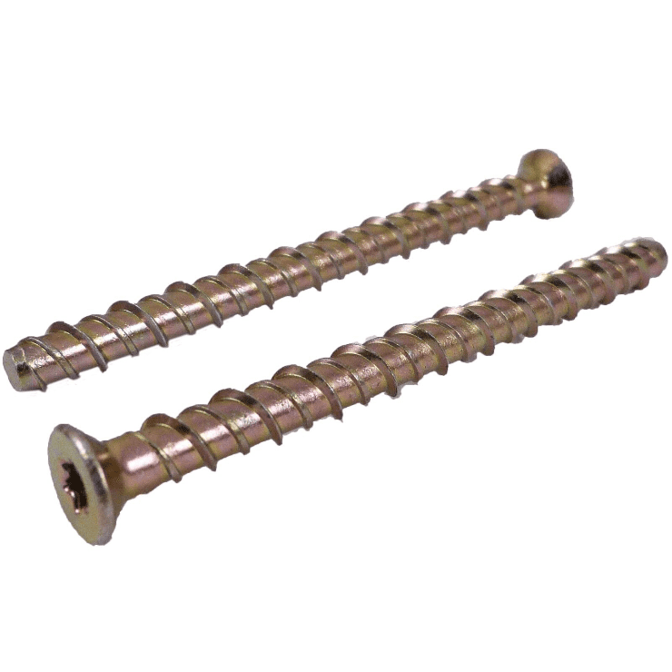 Thunderbolt M5 Torx Head Countersunk Bolt Masonry Concrete Anchor Screw