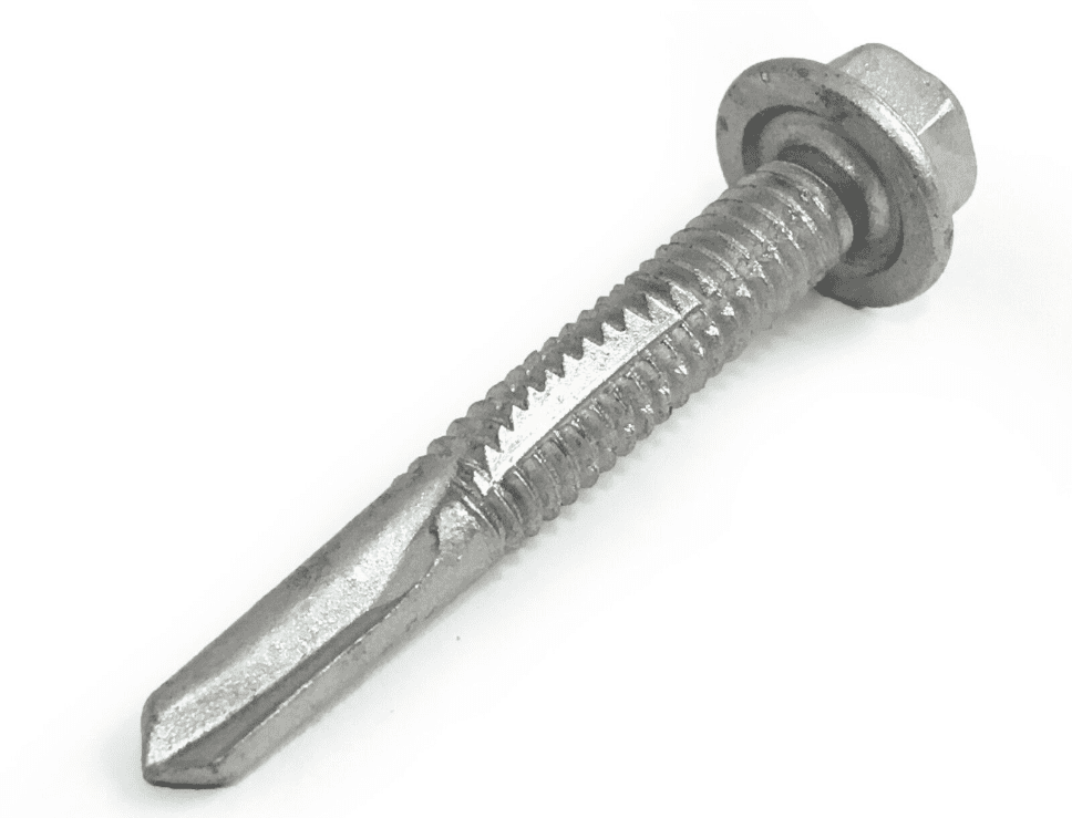 Heavy Section Steel Exterior Roofing Self Drilling Screws Hex Head