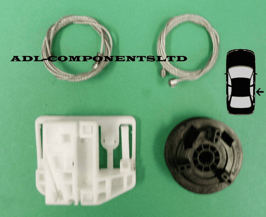 Window Regulator Repair Kit for Renault Megane Mk2 Rear Right 2002-