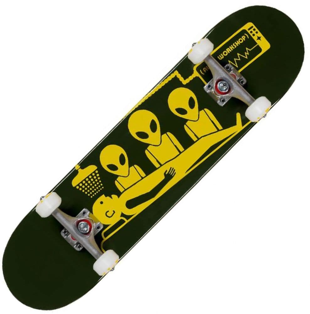 ALIEN WORKSHOP "Abduction" Complete Skateboard 8" x 31 625" GREEN Park ...