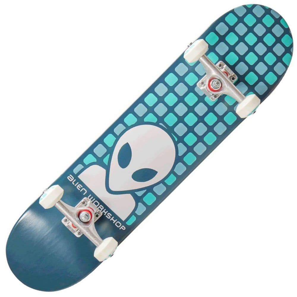 ALIEN WORKSHOP "Matrix" Complete Skateboard 8" x 31 625" TEAL Park ...