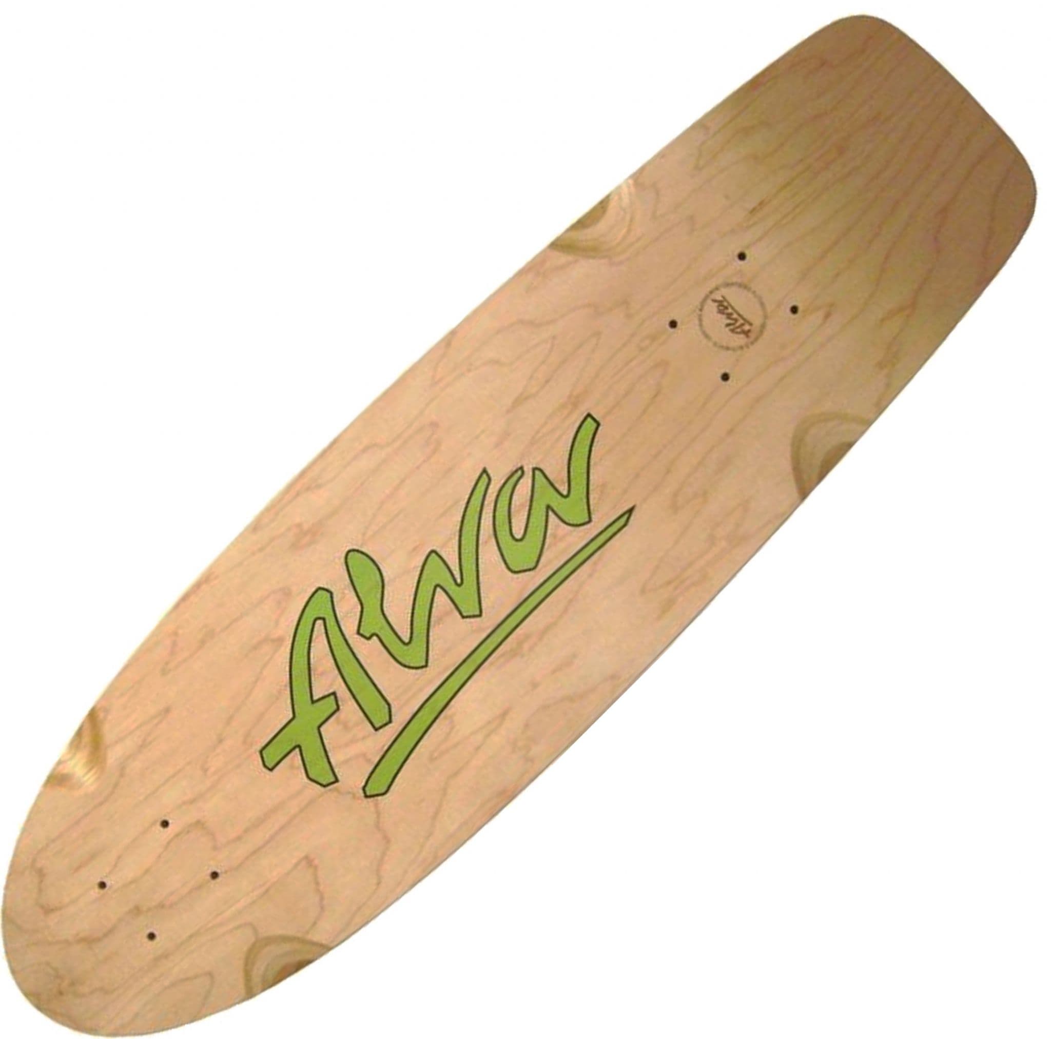 ALVA "1978 Lost Model" Pool Skateboard Deck 8 5" x 30" Old Skool GREEN Logo
