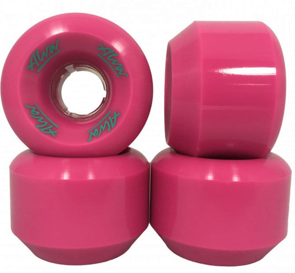 ALVA "Conical" Skateboard Wheels 59mm 101a PINK Pool Park Ramp Old Skool