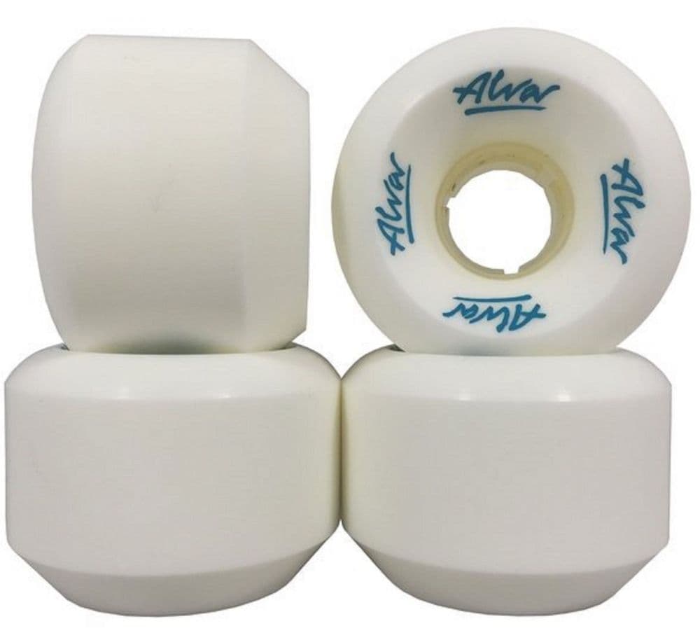ALVA "Conical" Skateboard Wheels 59mm 88a WHITE Pool Park Ramp Old ...